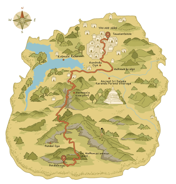 The Pekoe Trail Stage 04 : Tawalantenne to Pundal Oya - The Pekoe Trail ...