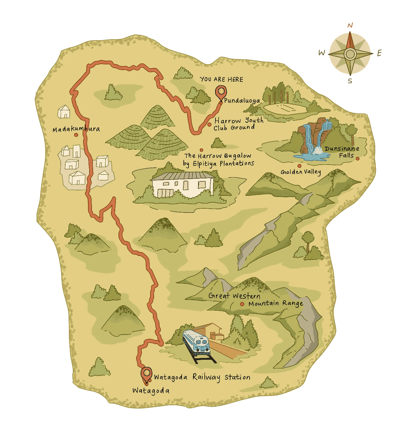 The Pekoe Trail Stages - The Pekoe Trail Organisation