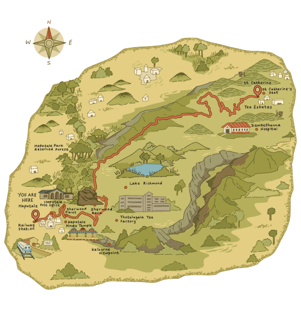 The Pekoe Trail Stage 13 : Haputale to St. Catherine - The Pekoe Trail ...