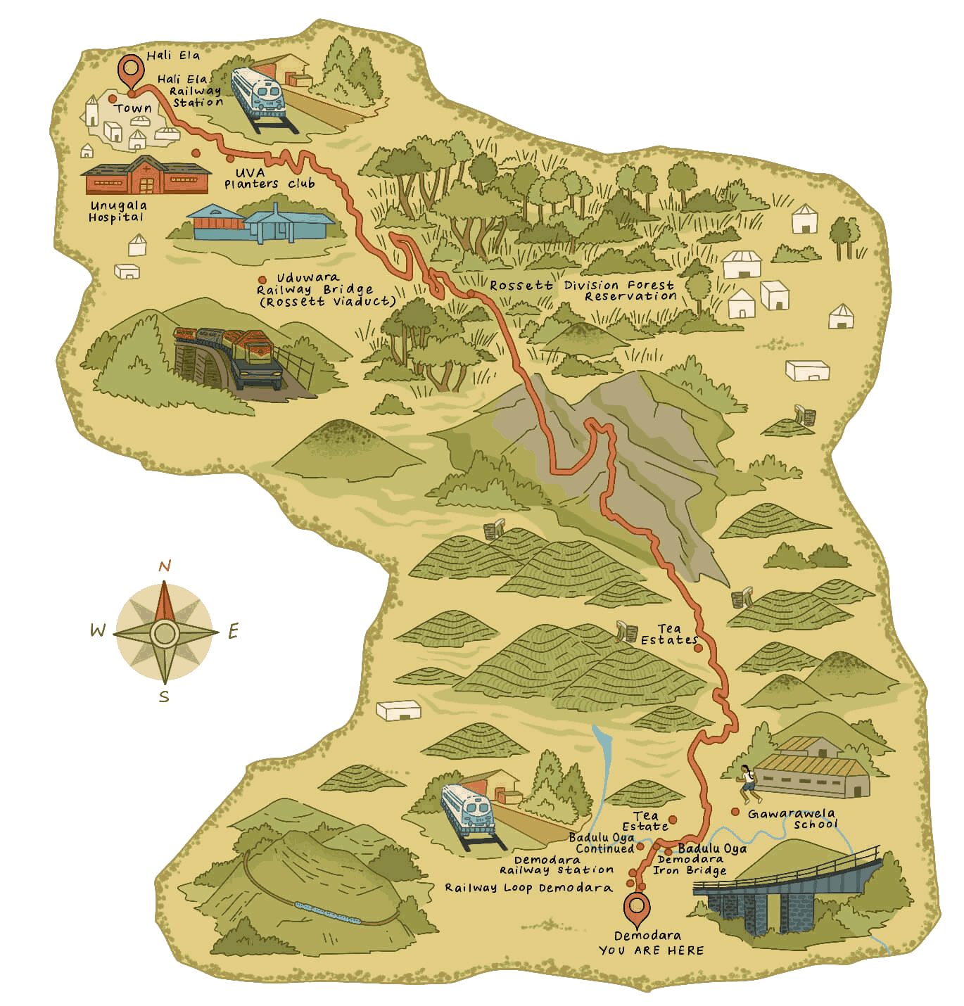 The Pekoe Trail Stage 17 : Demodara to Hali Ela - The Pekoe Trail ...